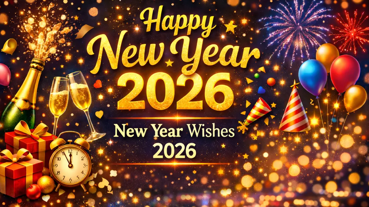 Happy New Year 2026 Wishes In English | Best New Year Messages & Quotes ...