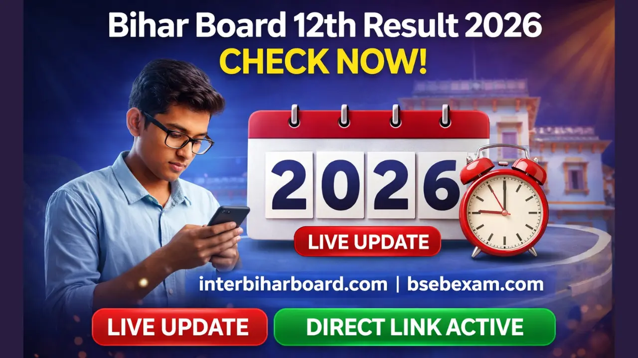 Bihar Board 12th Result 2026 OUT Today: BSEB Inter Result Link Active ...