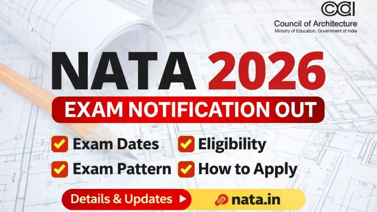 NATA 2026 Notification Out: Check Exam Dates, Eligibility, Exam Pattern ...