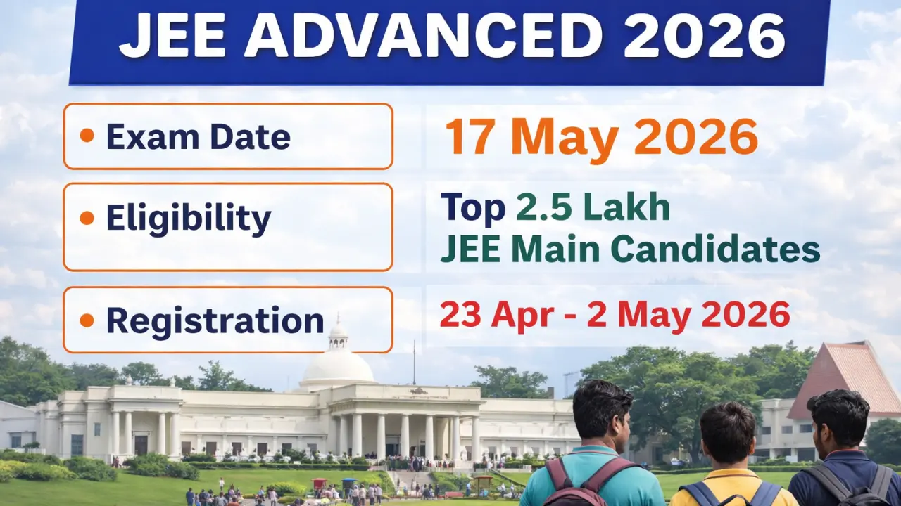JEE Advanced 2026: Notification, Registration, Exam Date, Eligibility ...